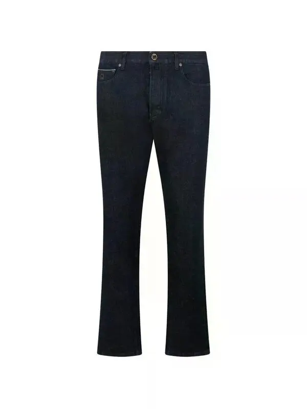 MOORER Logo-patch Trousers