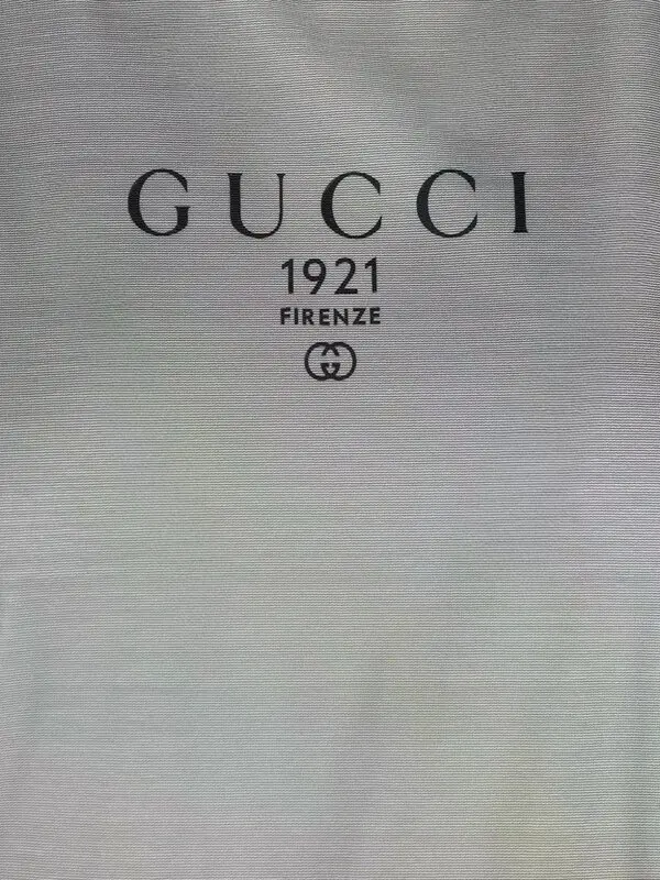Gucci Double-layered Printed T-shirt - White
