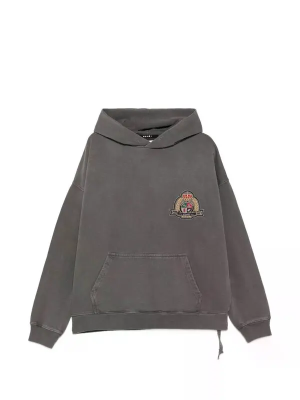 Ksubi Krest Ekcess Embroidered Hoodie - Grey