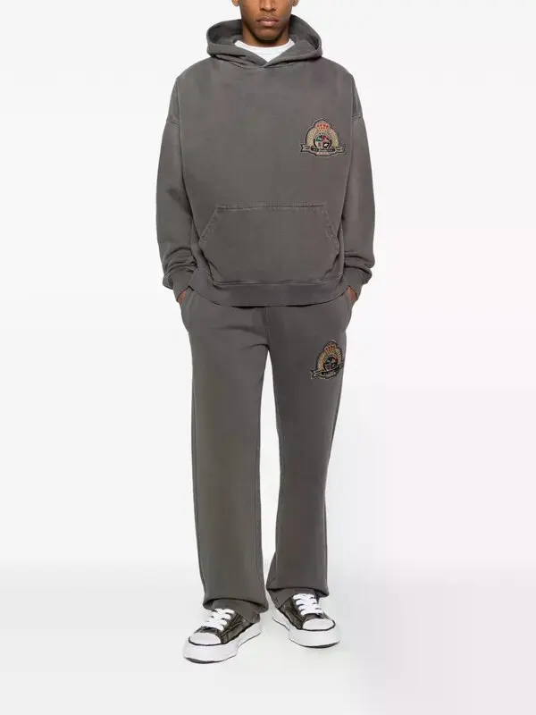Ksubi Krest Ekcess Embroidered Hoodie - Grey