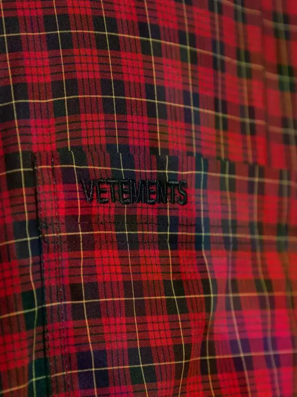 Vetements Checked Shirt