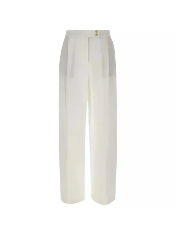 Eleventy Palazzo Pleated Trousers