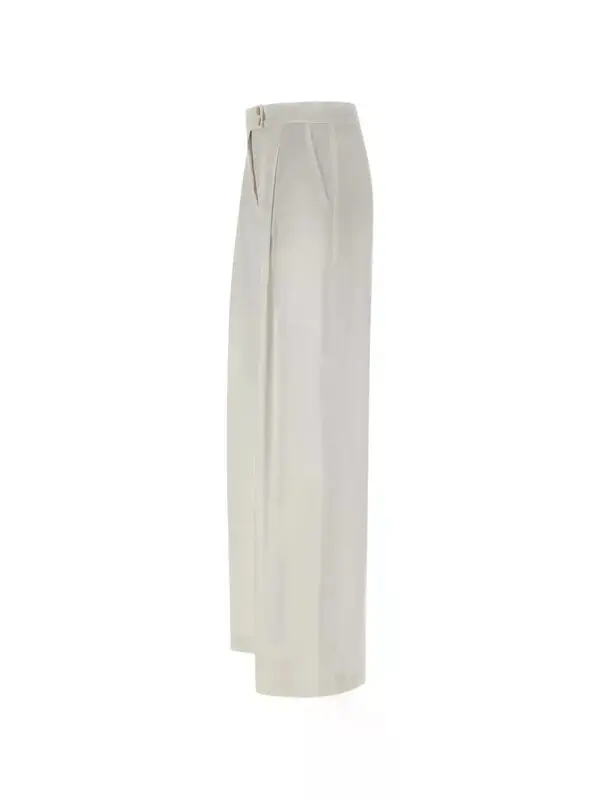 Eleventy Palazzo Pleated Trousers