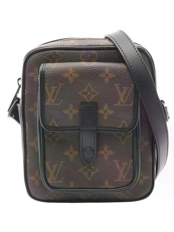 LOUIS VUITTON 2021-2026 Monogram Christopher Wearable Wallet Crossbody Bag - Brown