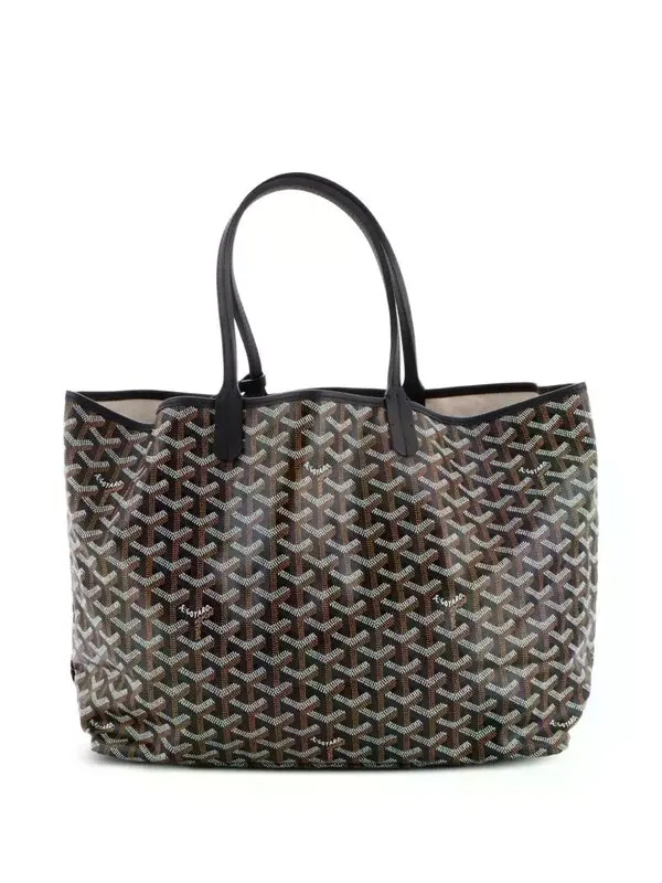 Goyard Saint Louis Coated Canvas Pm Tote Bag - Black