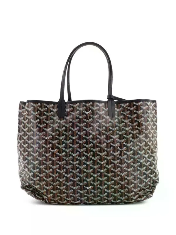 Goyard Saint Louis Coated Canvas Pm Tote Bag - Black