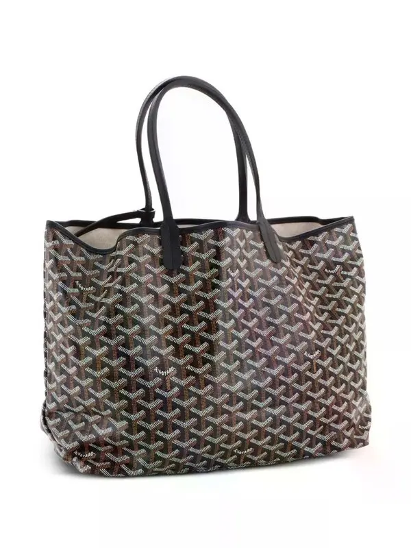 Goyard Saint Louis Coated Canvas Pm Tote Bag - Black