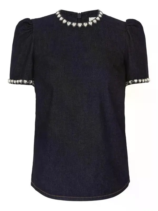 Zimmermann Embellished Denim Top
