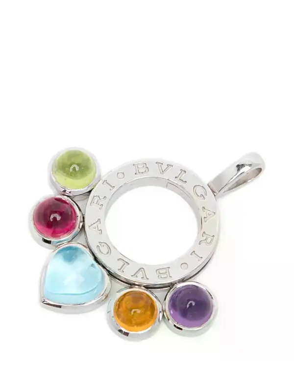 BVLGARI 18kt White Gold Allegra Charm