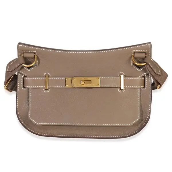Hermès Etoupe Evercolor Jypsiere Ghw