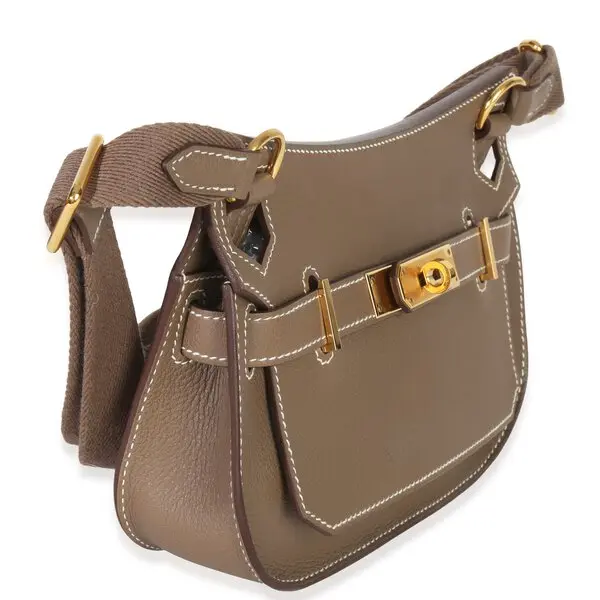 Hermès Etoupe Evercolor Jypsiere Ghw