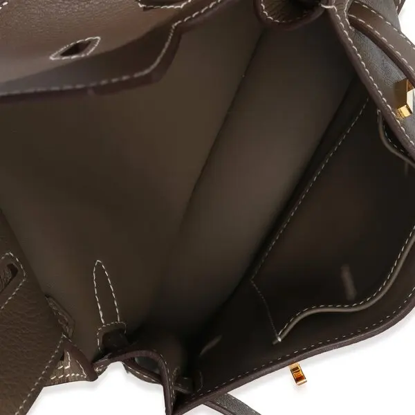 Hermès Etoupe Evercolor Jypsiere Ghw