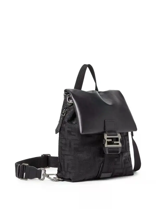 Fendi Flux Buckle Ff-motif Shoulder Bag