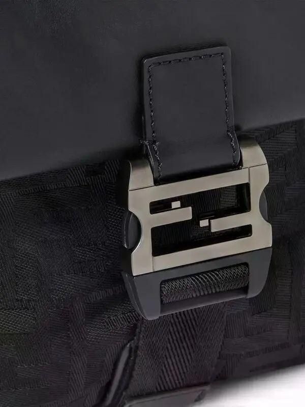Fendi Flux Buckle Ff-motif Shoulder Bag