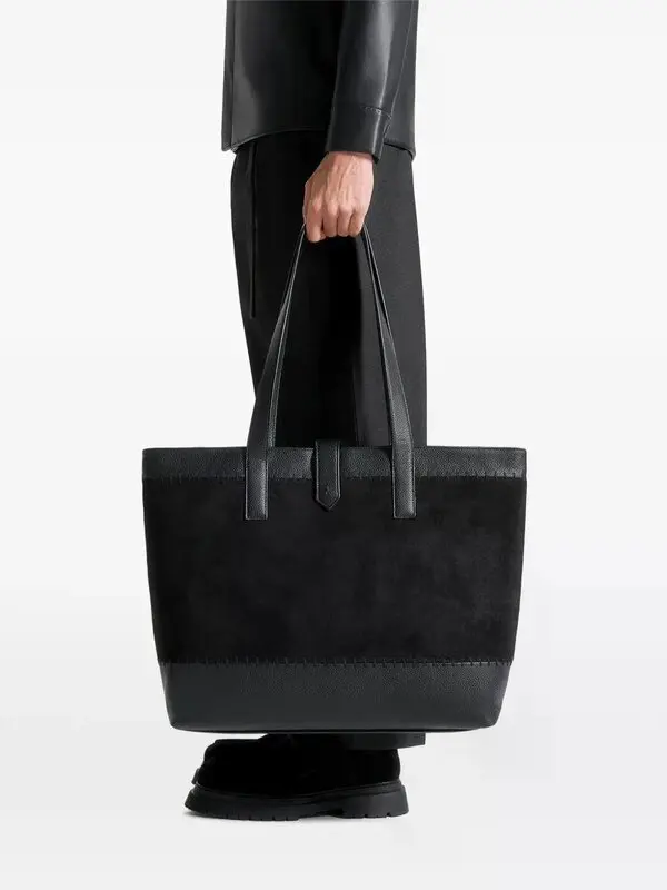 Manière De Voir Contrast-trim Tote Bag