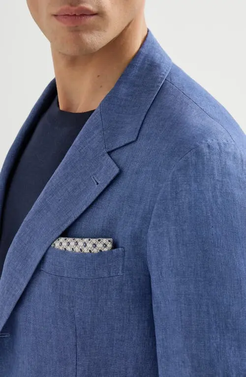 Brunello Cucinelli Linen Unconstructed Blazer - Denim