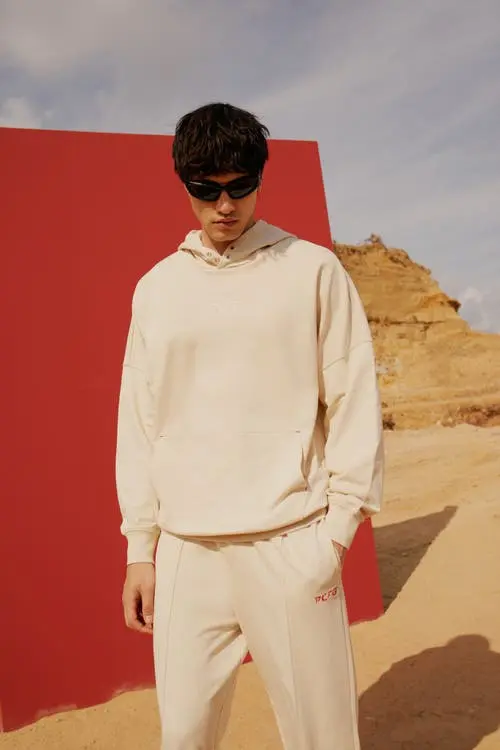 PCFG Cotton Hoodie - Beige