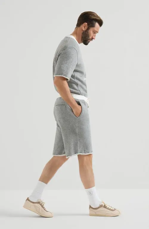 Brunello Cucinelli French Terry Bermuda Shorts - Grey