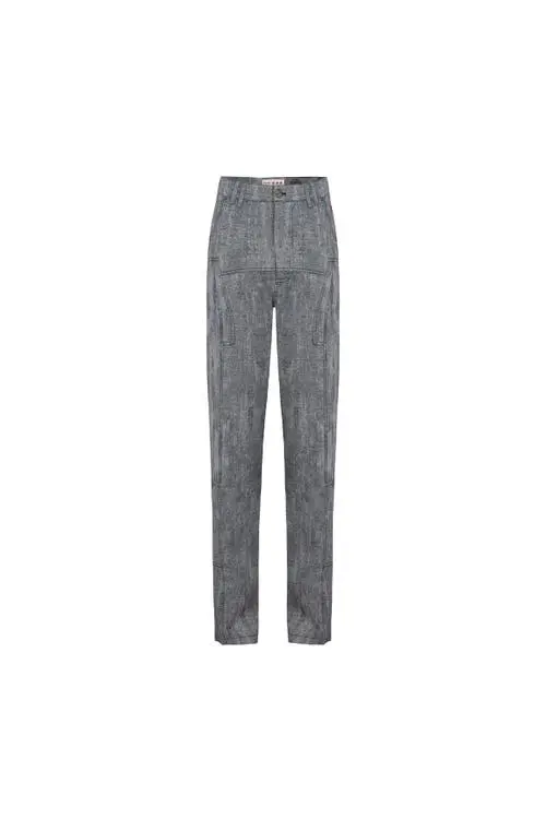 PCFG Free Heaven Linen Suit Pant - Grey