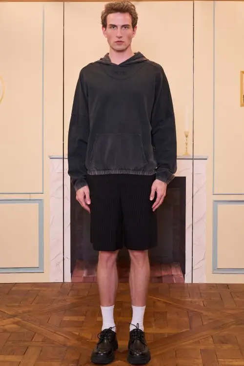 PCFG Daydreamers Acid Washed Hoodie - Black