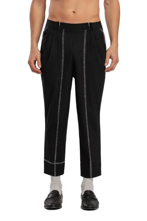 PCFG Daydreamers Striped Zip-detailed Trousers