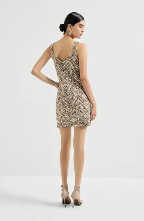 Brunello Cucinelli Embroidered Dress - Brown
