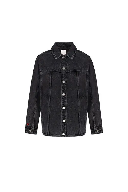 PCFG Pure Cotton Distressed Denim Jacket - Blue