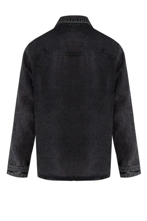 PCFG Pure Cotton Distressed Denim Jacket