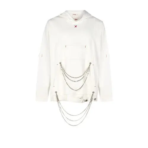 PCFG Free Heaven Chain Hoodie - White