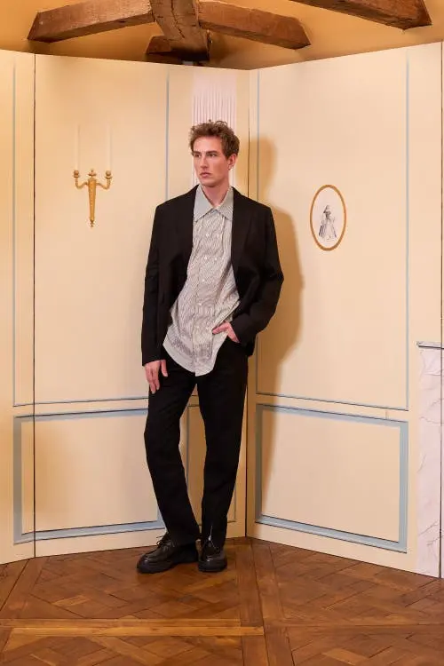 PCFG Pure Linen Free Heaven Linen Suit Blazer - Black