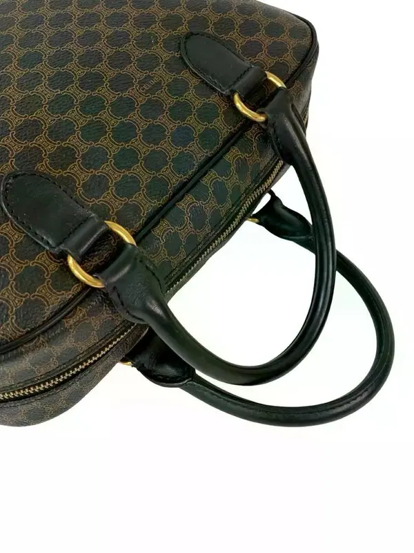 Celine 1996 Macadam Coated Canvas Blason Handbag