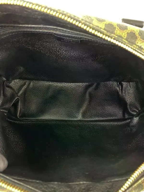 Celine 1996 Macadam Coated Canvas Blason Handbag