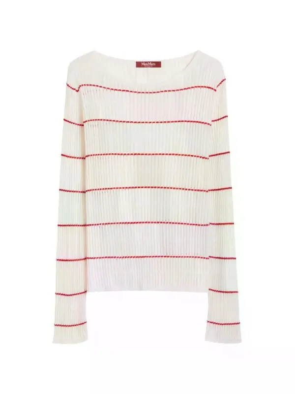 Max Mara Striped Knit Sweater