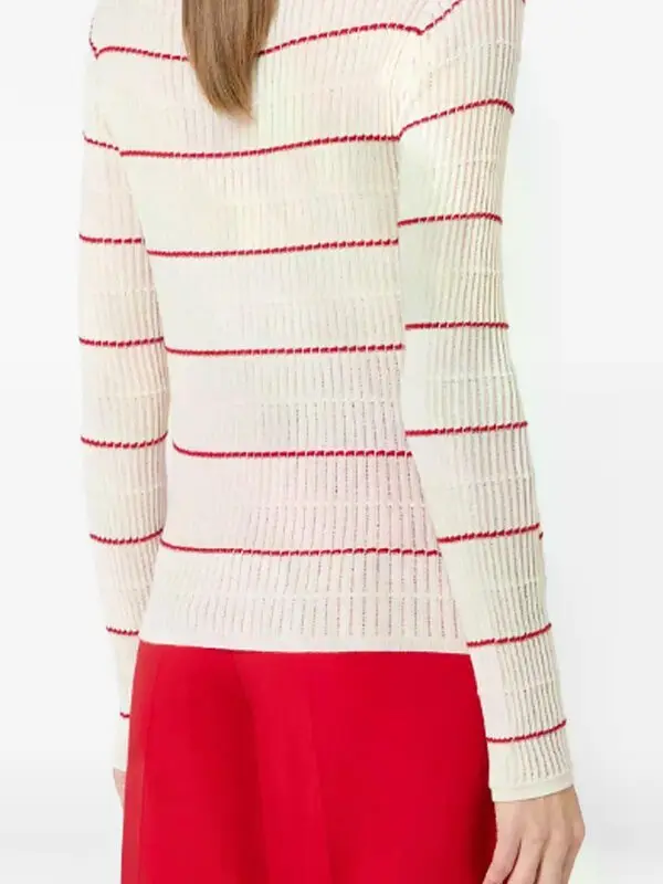 Max Mara Striped Knit Sweater