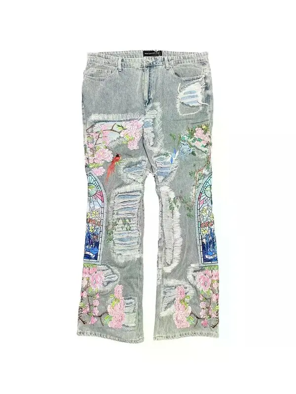 WHO DECIDES WAR Durham's Fusion Ripped Jeans