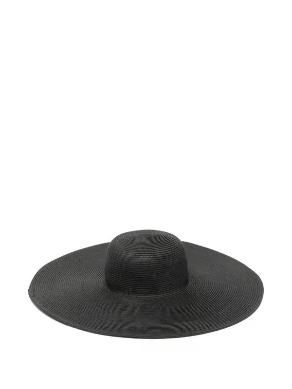 Liviana Conti Wide Brim Hat - Black