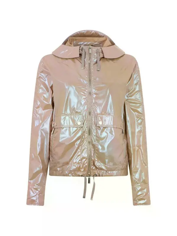 MOORER Hooded Zip Jacket - Neutrals