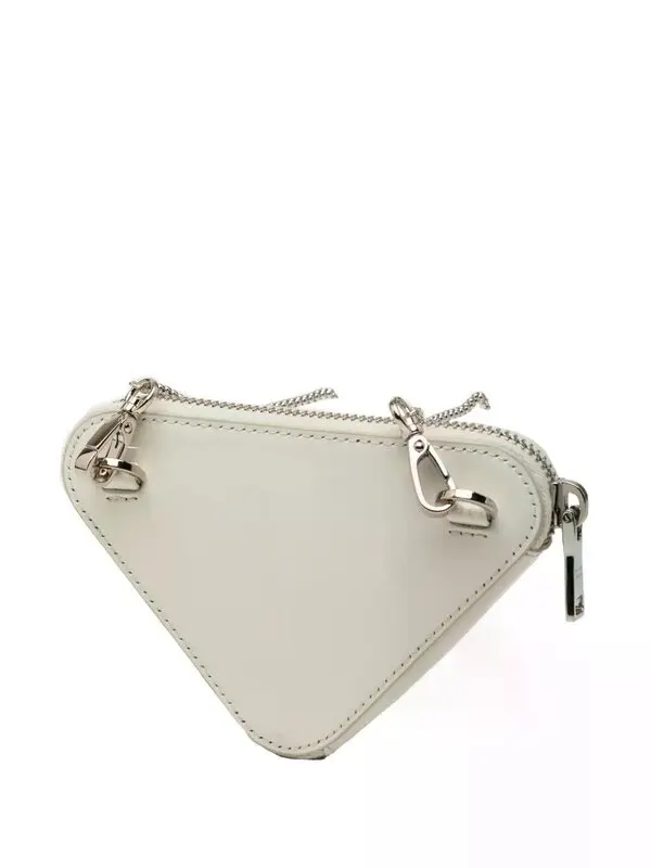 Prada 2013-2025 Mini Brushed Leather Triangle Pouch