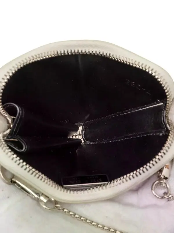 Prada 2013-2025 Mini Brushed Leather Triangle Pouch