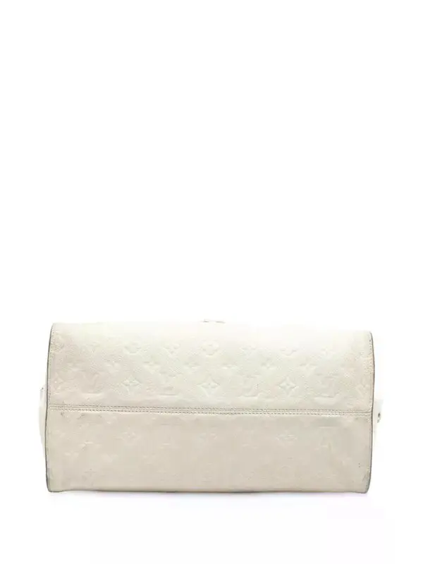 LOUIS VUITTON 2013 Monogram Empreinte Lumineuse Pm Satchel - Brown