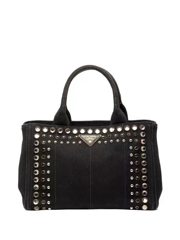 Prada 2000-2013 Small Canapa Bijoux Satchel