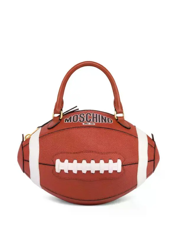 Moschino Rugby Ball Shoulder Bag - Brown
