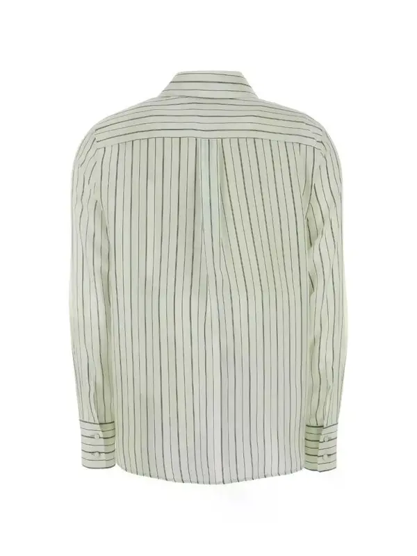 Max Mara Striped Silk Shirt