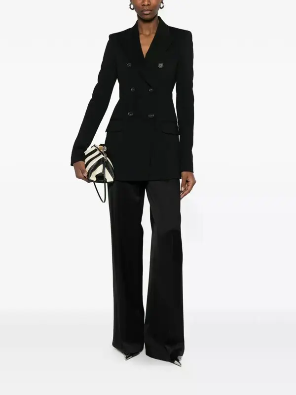 Sportmax Double-breasted Jacket - Black