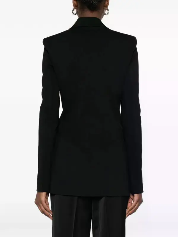 Sportmax Double-breasted Jacket - Black