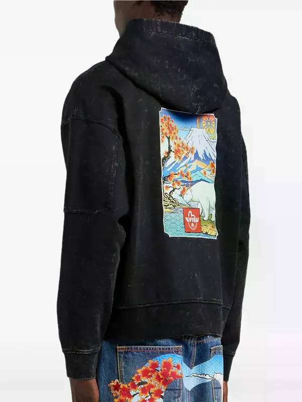Moose Knuckles X Evisu Printed Hoodie