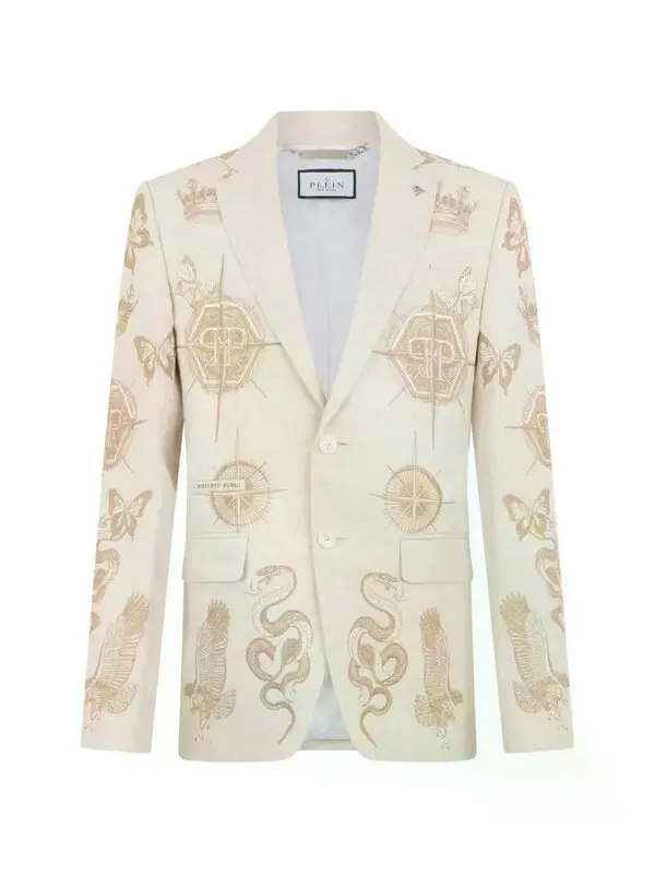 Philipp Plein Single-breasted Buttoned Blazer