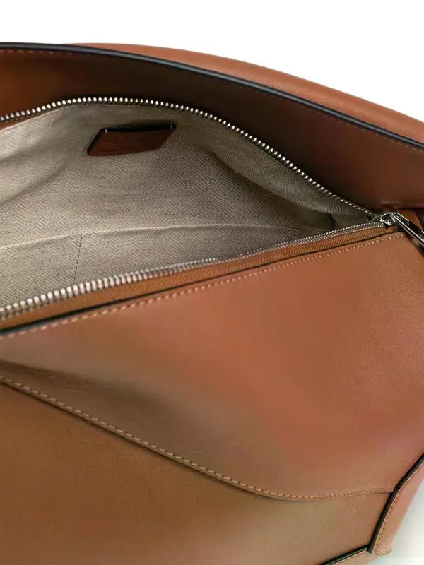 Loewe Puzzle Edge Small Tote Bag - Brown