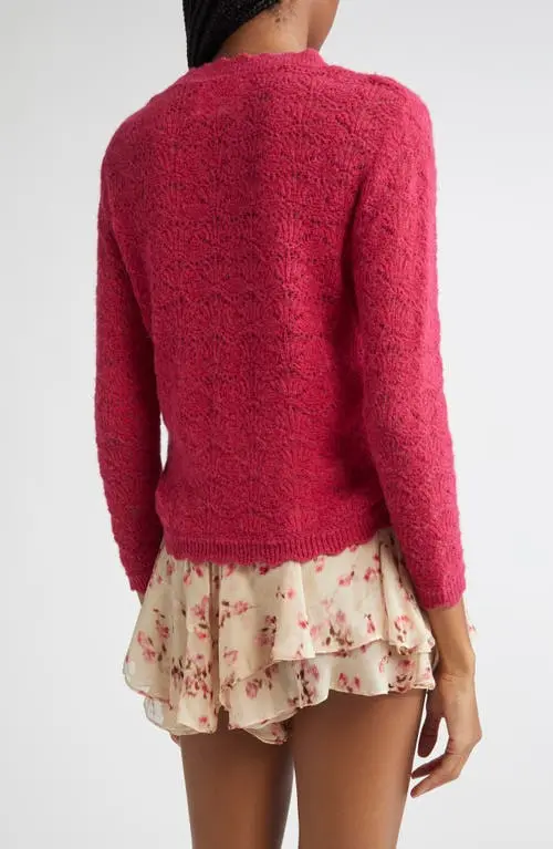 Isabel Marant Étoile Leonette Scallop Baby Alpaca Blend Sweater
