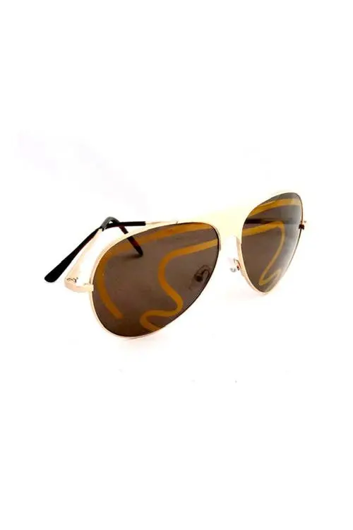 VULIWEAR Elevated Aviator Polarized Sunglasses - Zag